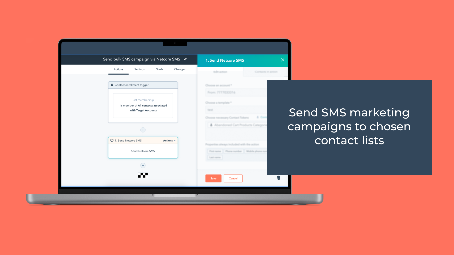 Netcore SMS | India HubSpot Integration | Connect Them Today